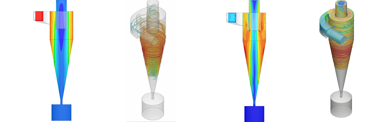 Cyclone Separator Design I Cloud-Based Simulation | SimScale