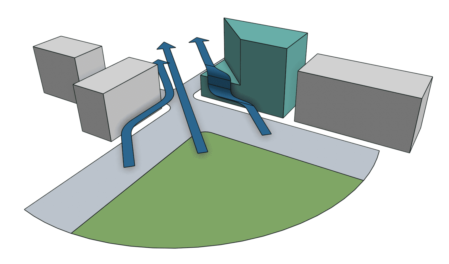 Channeling Effect: 5 Strategies for Pedestrian Wind Comfort