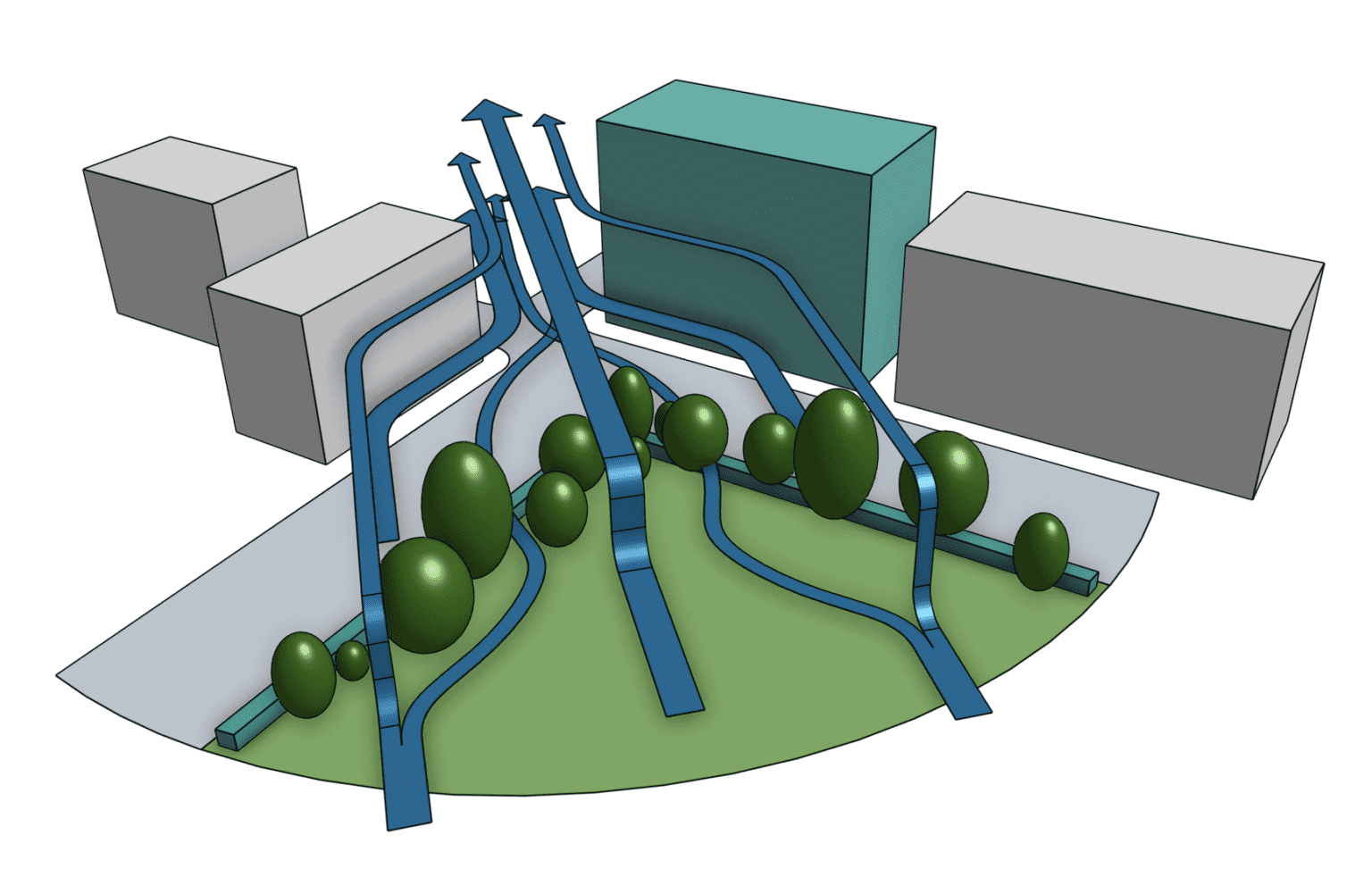 Channeling Effect: 5 Strategies for Pedestrian Wind Comfort