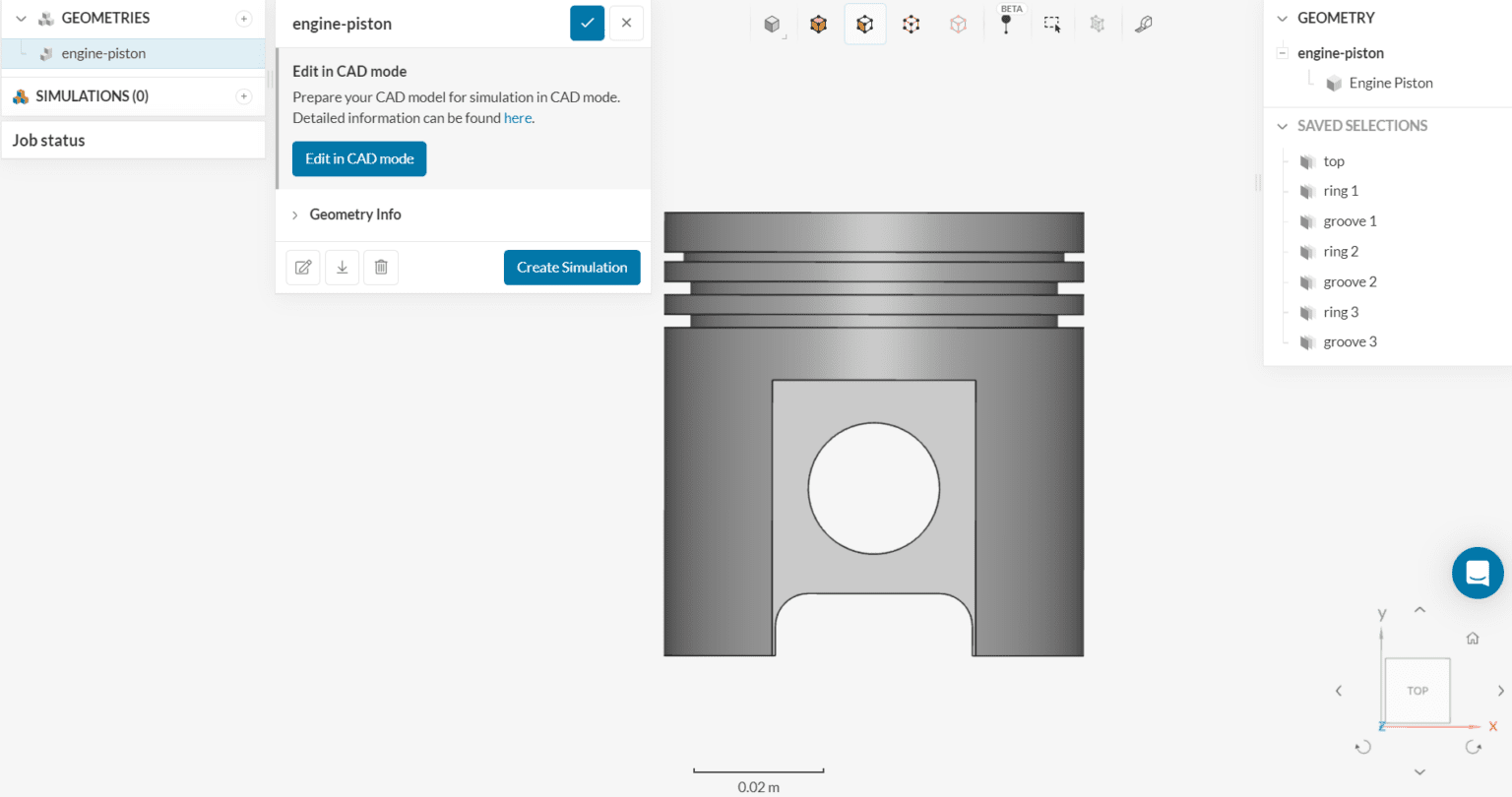 Engine Piston Thermomechanical Analysis | Tutorial | SimScale