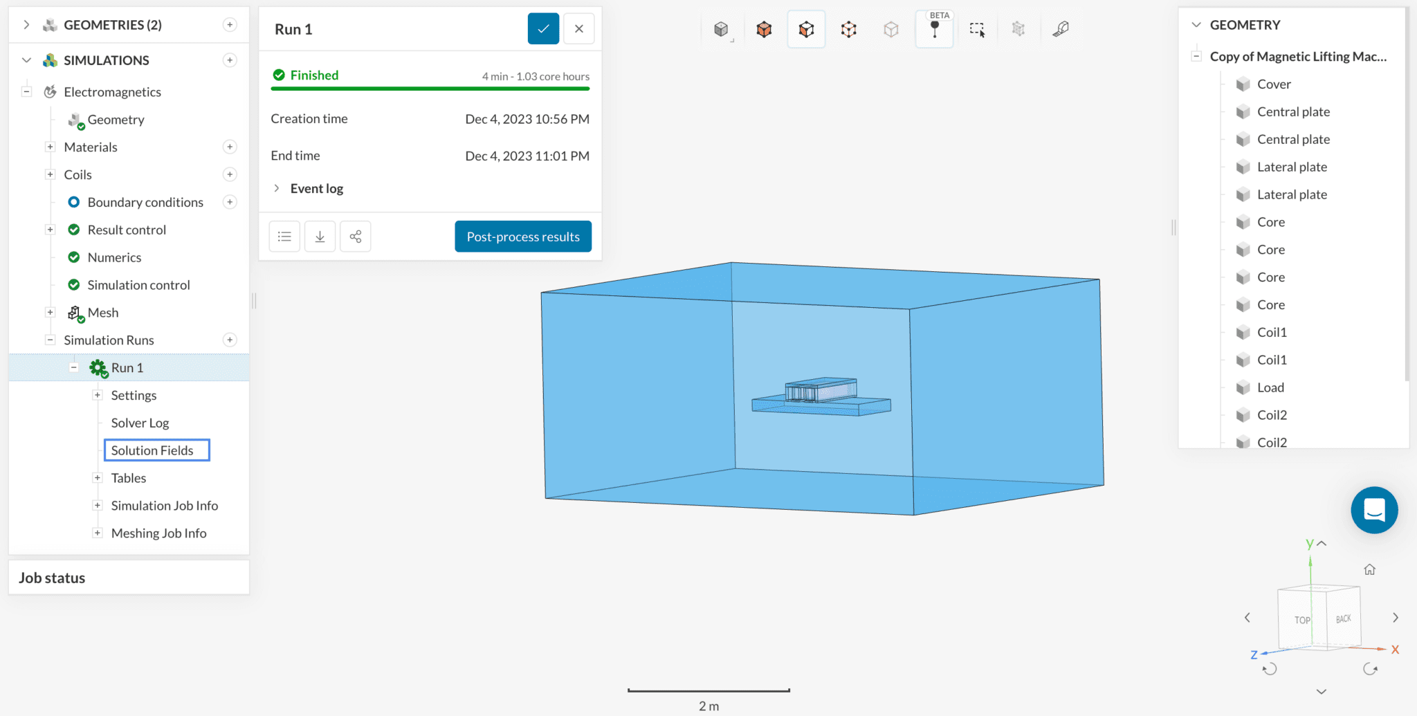 Electromagnetics Simulation Tutorial | SimScale