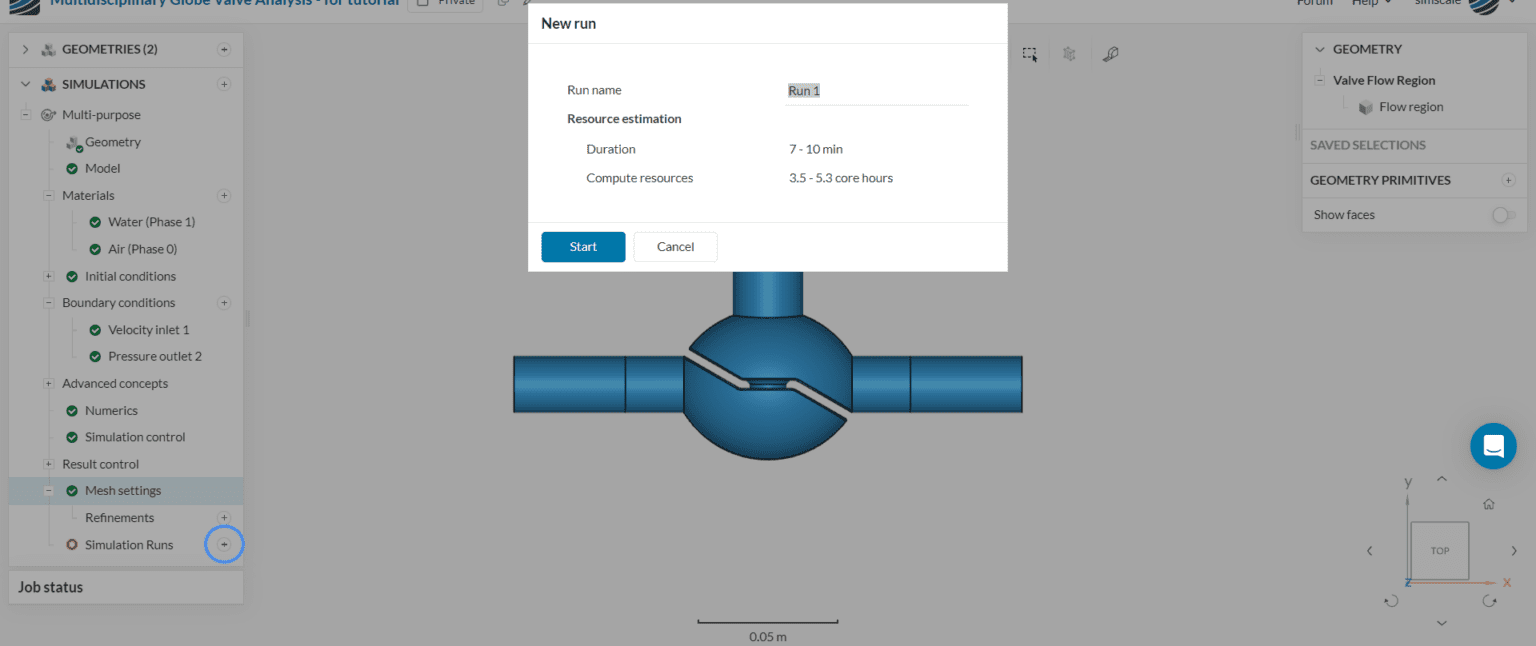 Multiphase Flow Through Globe Valve | Tutorial | SimScale