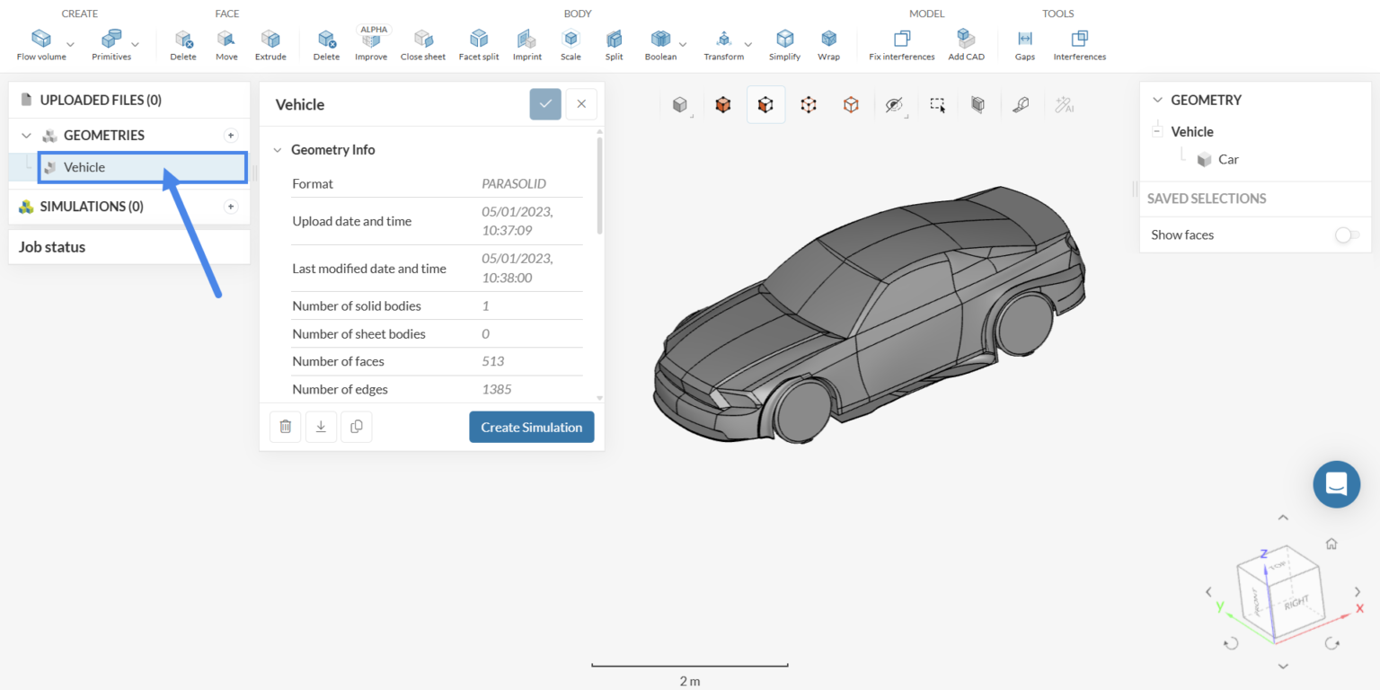CAD Edit | CAD Preparation & Upload | SimScale